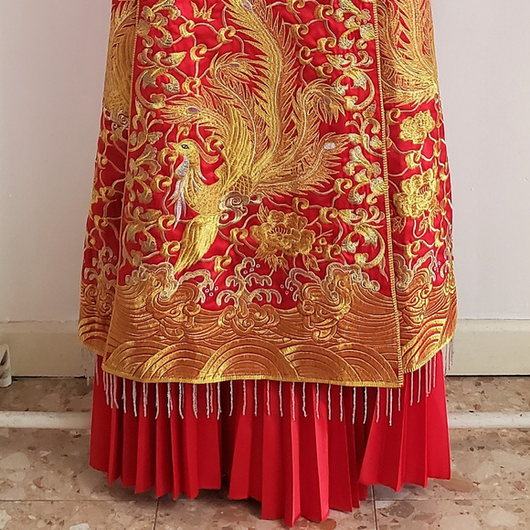 Dresses | Chinese Wedding Kua With Dragon And Phoenix | Poshmark